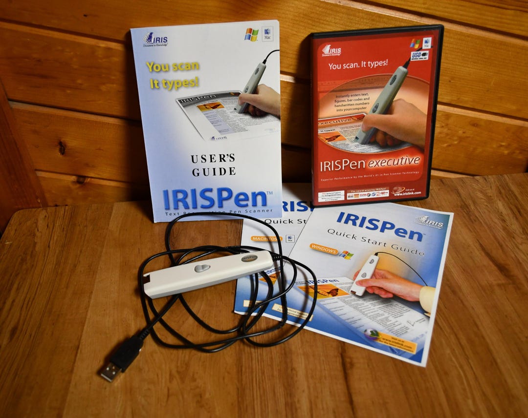 IRIS Pen Express Mini Handheld Text Recognition Pen Scanner for Windows ...