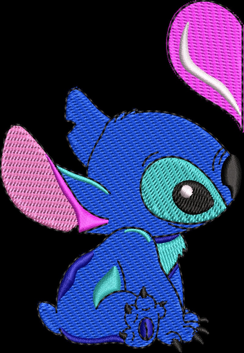 Stitch and Angel Embroidery Designs/2 Designs & 2 Size/ Machine ...