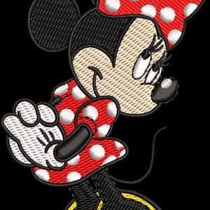 Mickey Mouse Minnie Mouse Embroidery Designs/2 Designs & 2 Size/ Mickey ...