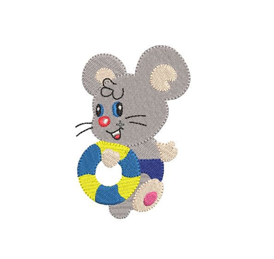 Cute Mice Embroidery Design - Etsy