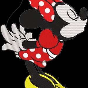 Mickey Mouse Embroidery Designs/6 Designs & 3 Size/ Mickey Mouse Girl ...