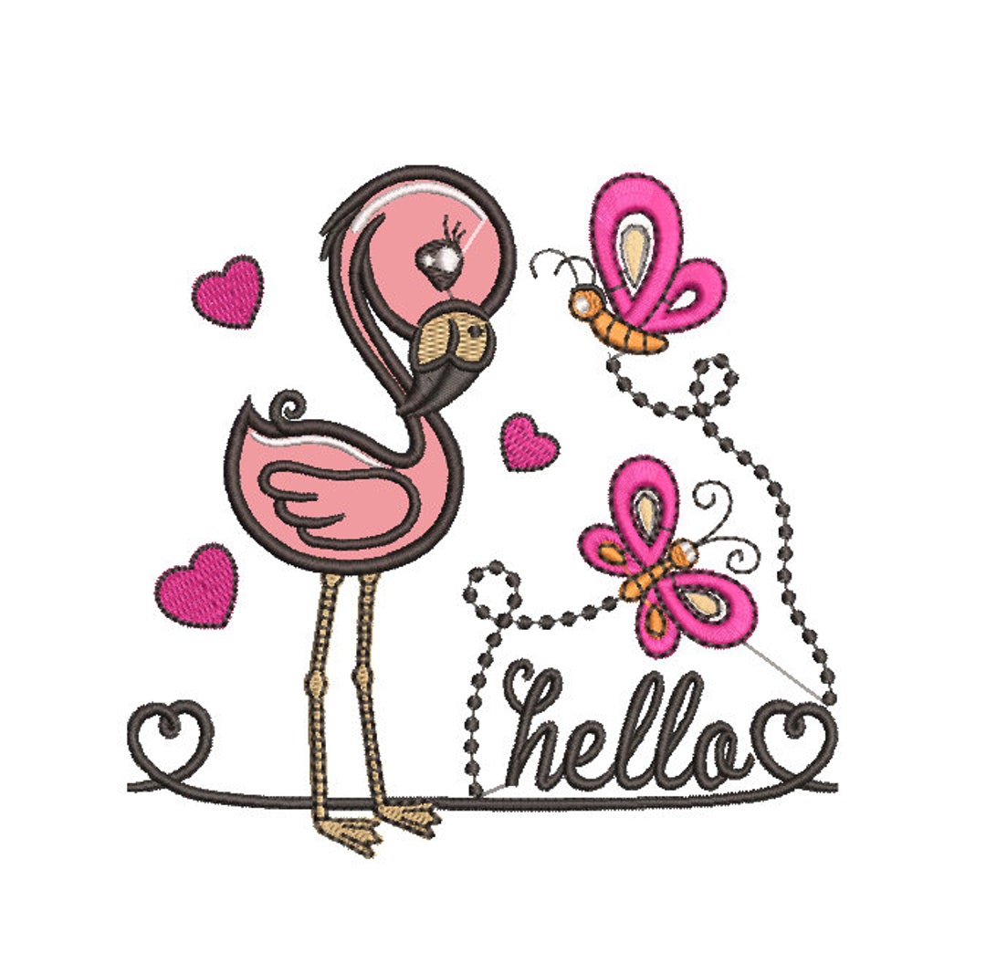 Ostrich Applique Embroidery Designs/ostrich Applique Inspired ...