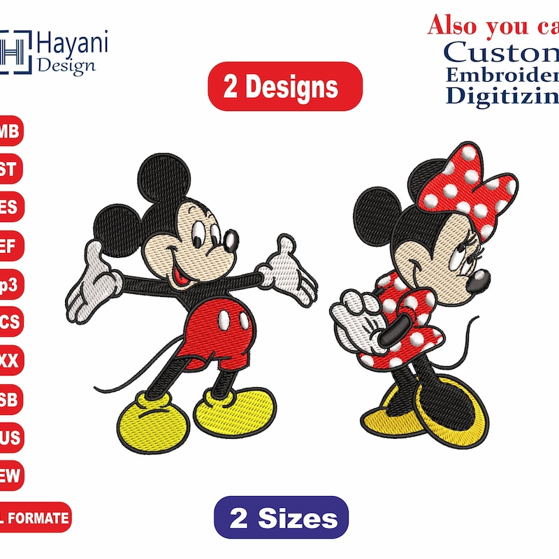 Minnie Embroidery - Etsy