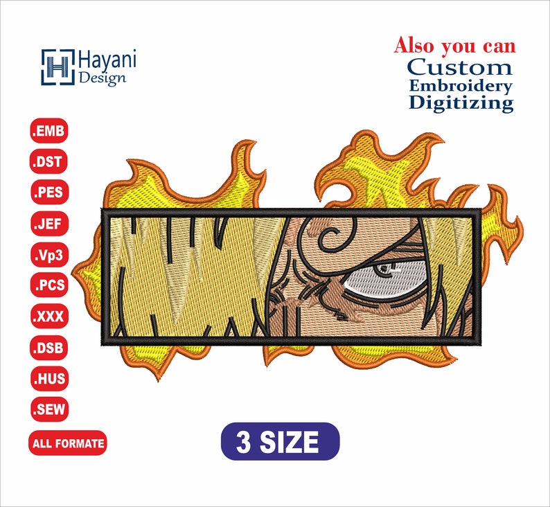 Anime Embroidery Designs/anime Inspired Embroidery Designs/ - Etsy