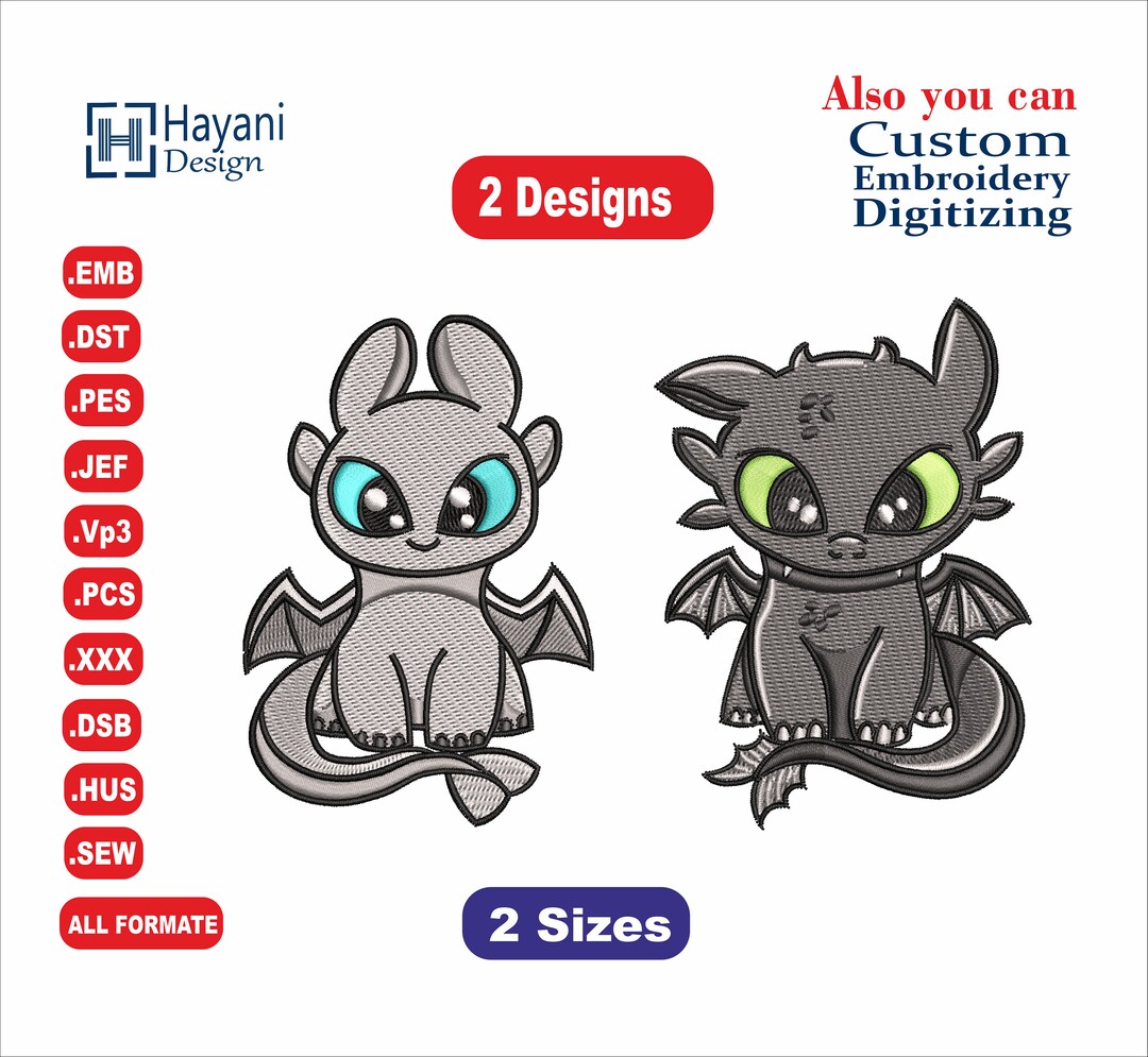 Stitch Dinosaur Embroidery Designs/2 Designs & 2 Size/ Stitch Dinosaur ...