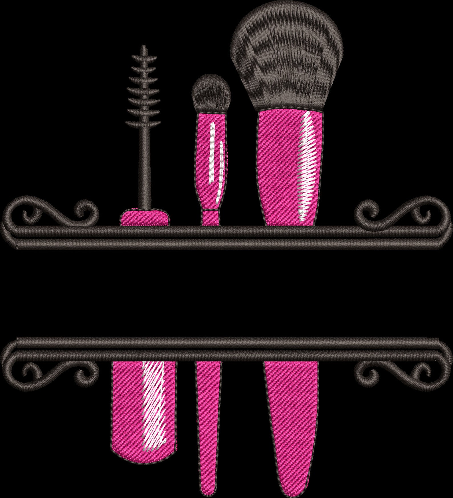 Makeup Embroidery Designs, Lipstick Makeup Embroidery File,machine ...