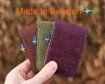 Leather Card Wallet - Etsy