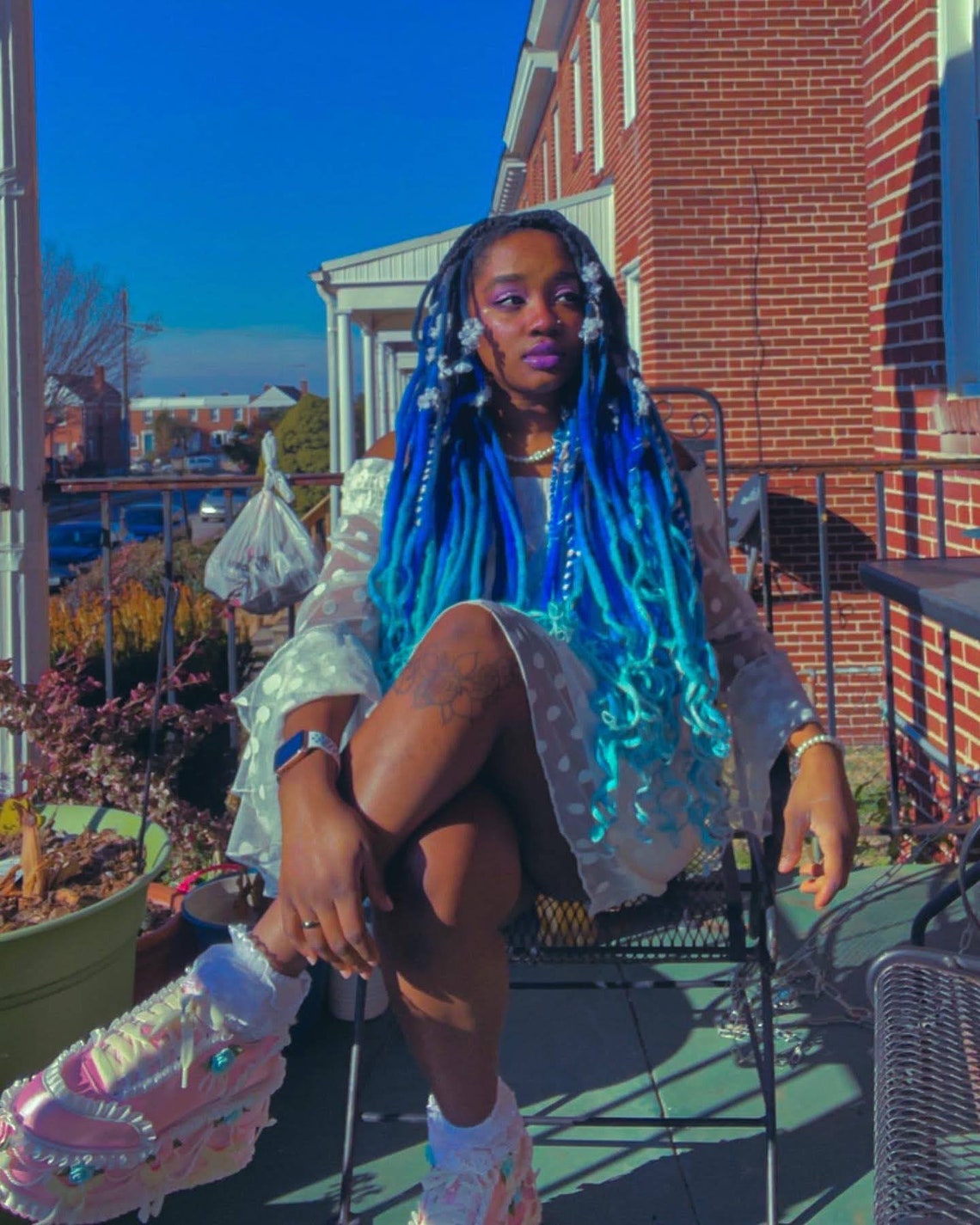 Blue Ombre Double Ended Wool Dreadlocks - Etsy