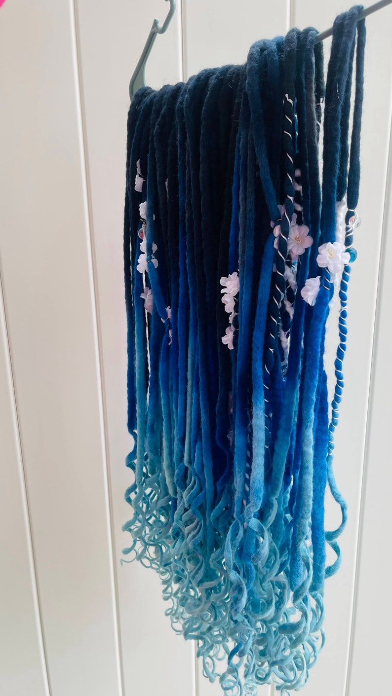 Blue Ombre Double Ended Wool Dreadlocks - Etsy