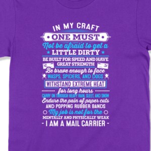 Mail Carrier Poem T-shirt, Gift for Mail Carrier, Rural Carrier Shirts ...