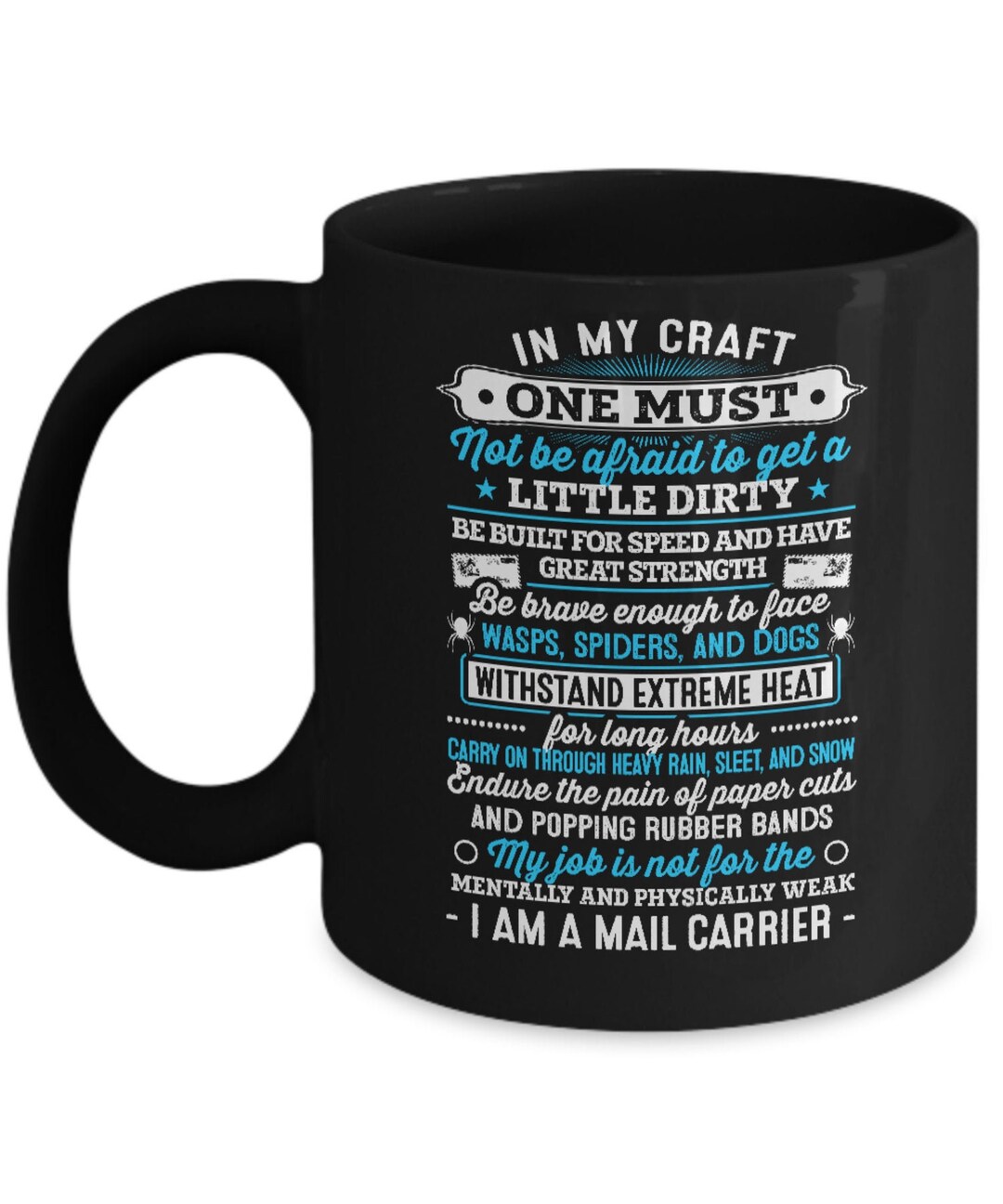 I Am a Mail Carrier Poem 11oz Mug, Mail Carrier Gift, Postal Worker ...
