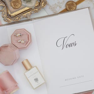 Velvet Vow Book, Wedding Vows, Wedding Photography, Wedding Details - Etsy