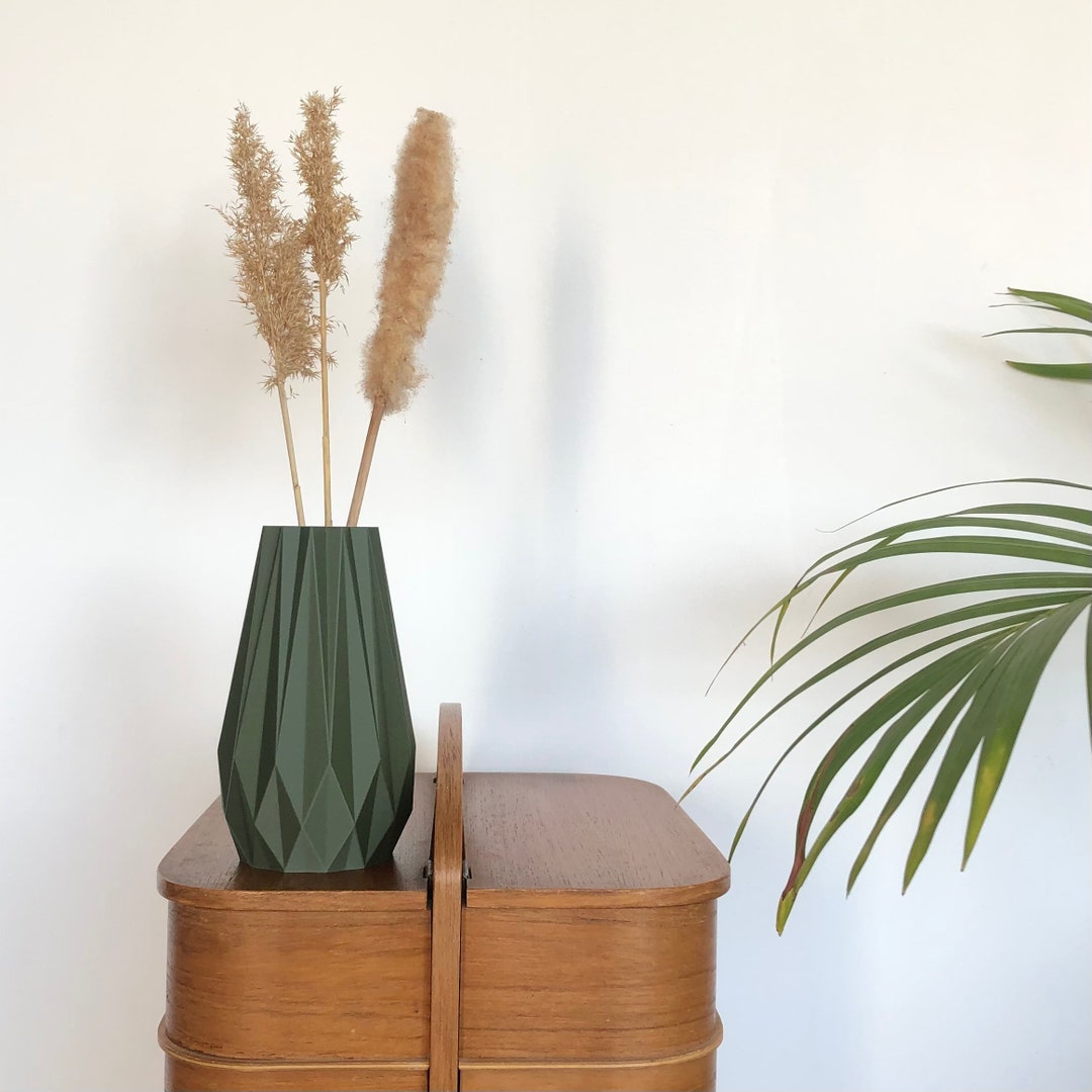 Origami Flower Vase DELTA TALL Interior Decoration Gifts - Etsy