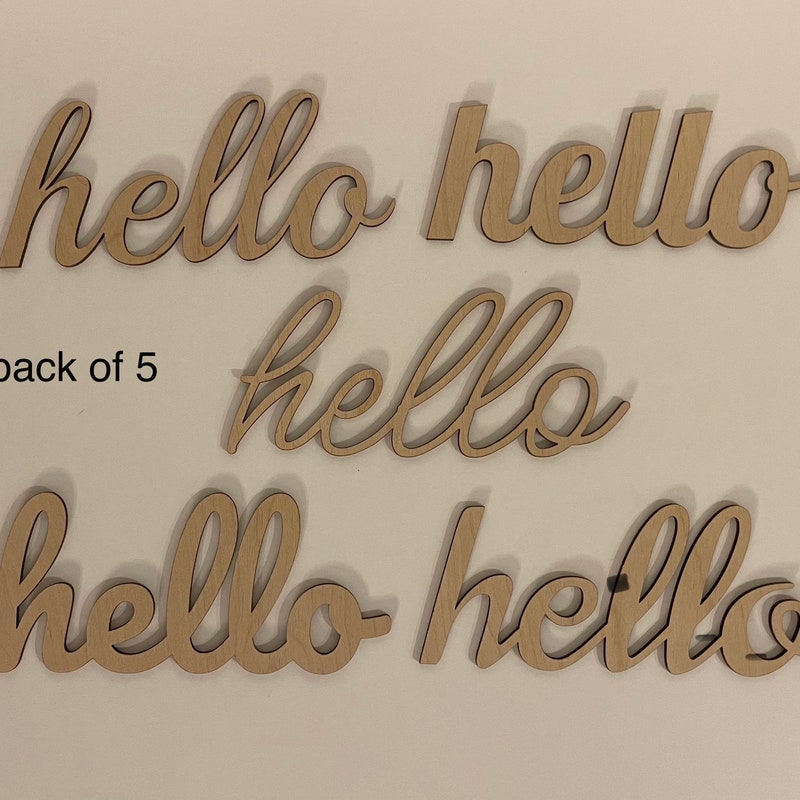 Laser Cut Words - Etsy