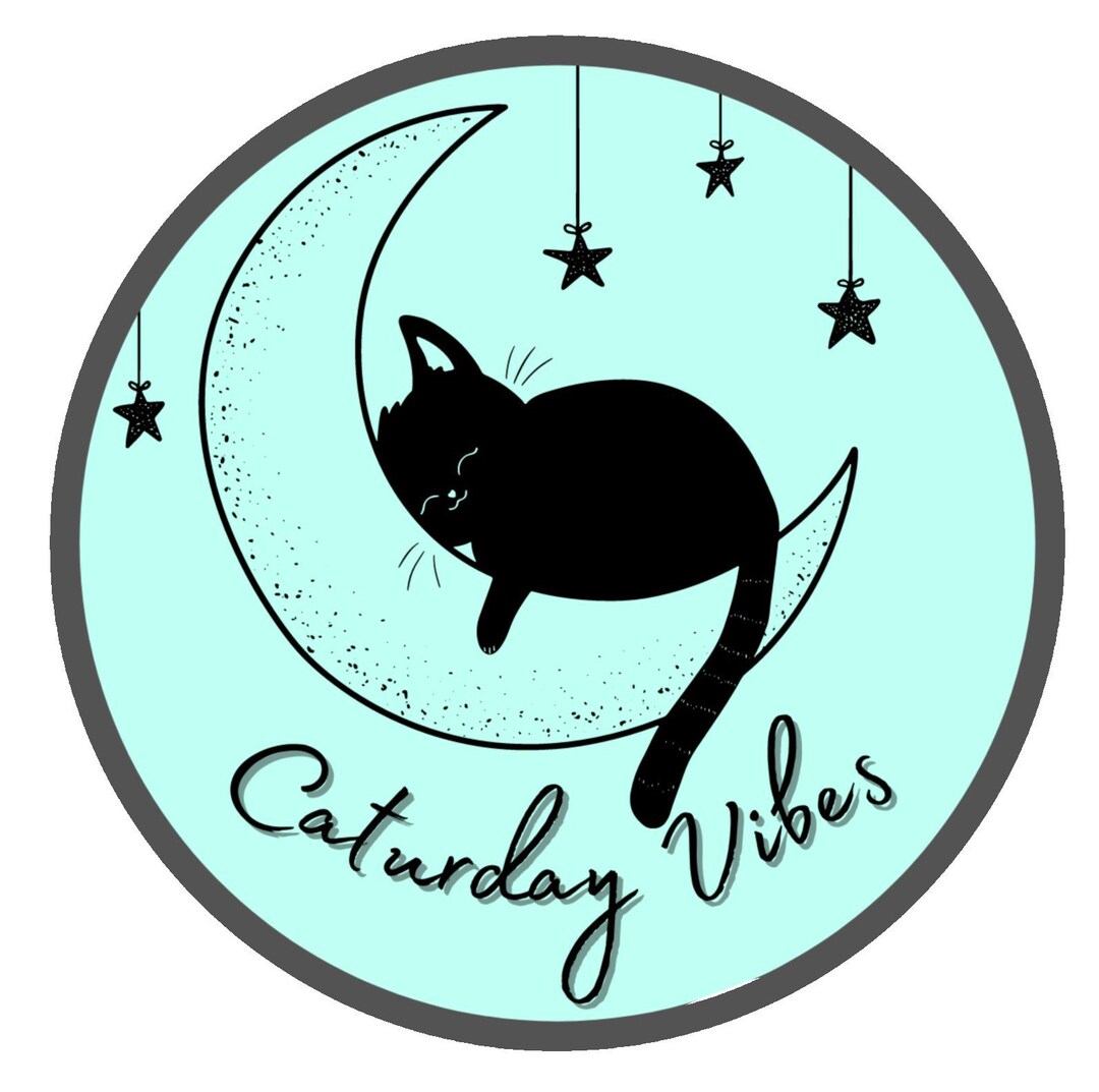 Caturday Vibes Cat Nap Sticker - Etsy