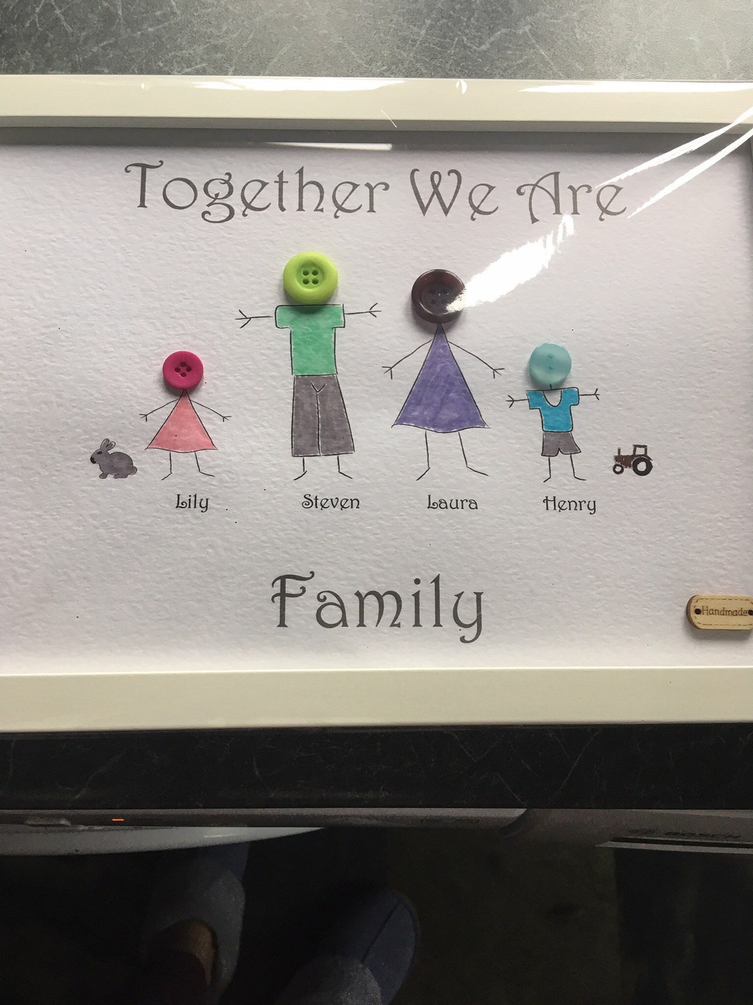 Bespoke Handmade Frames - Button People - Etsy