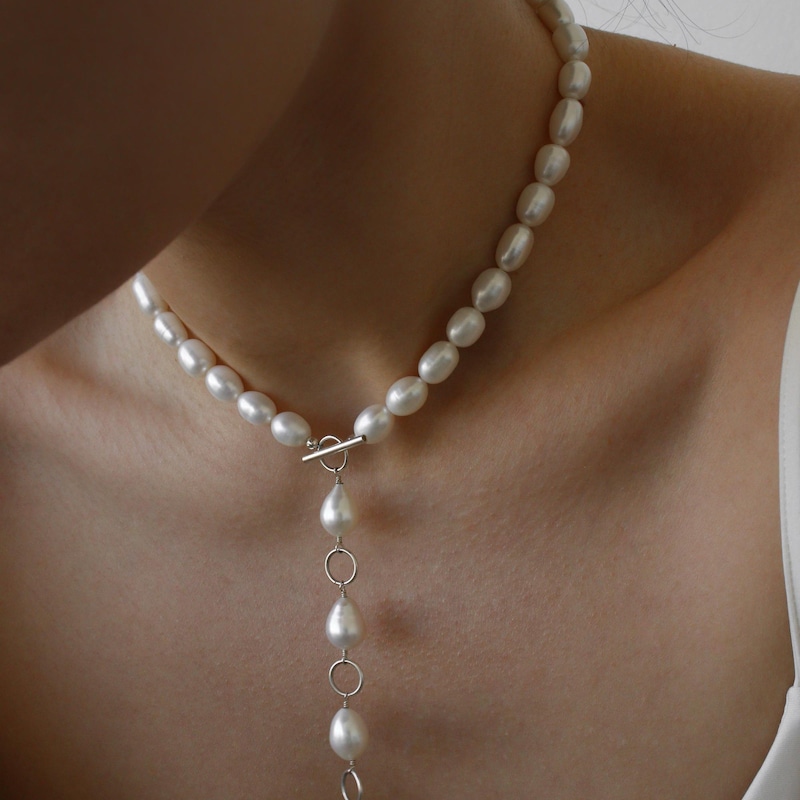 Bridal Y Necklace - Etsy