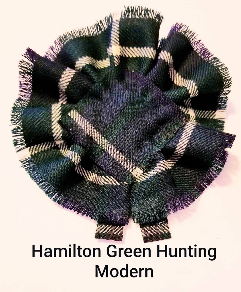 Hamilton Green Hunting Modern Tartan as Scottish Blossom Wool - Etsy