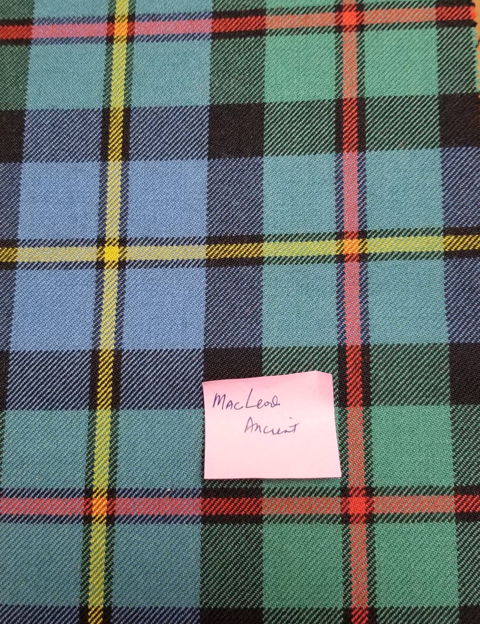 Macleod Clan Ancient Tartan as Scottish Blossom, Wool Tartan Rosette to ...