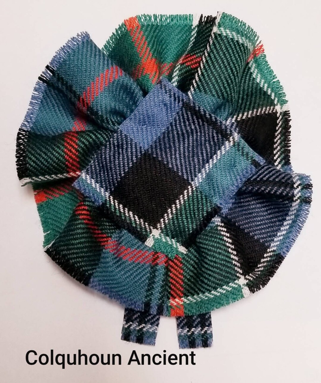 Colquhoun Ancient Tartan, Scottish Blossom, laine tartan Rosette pour ...