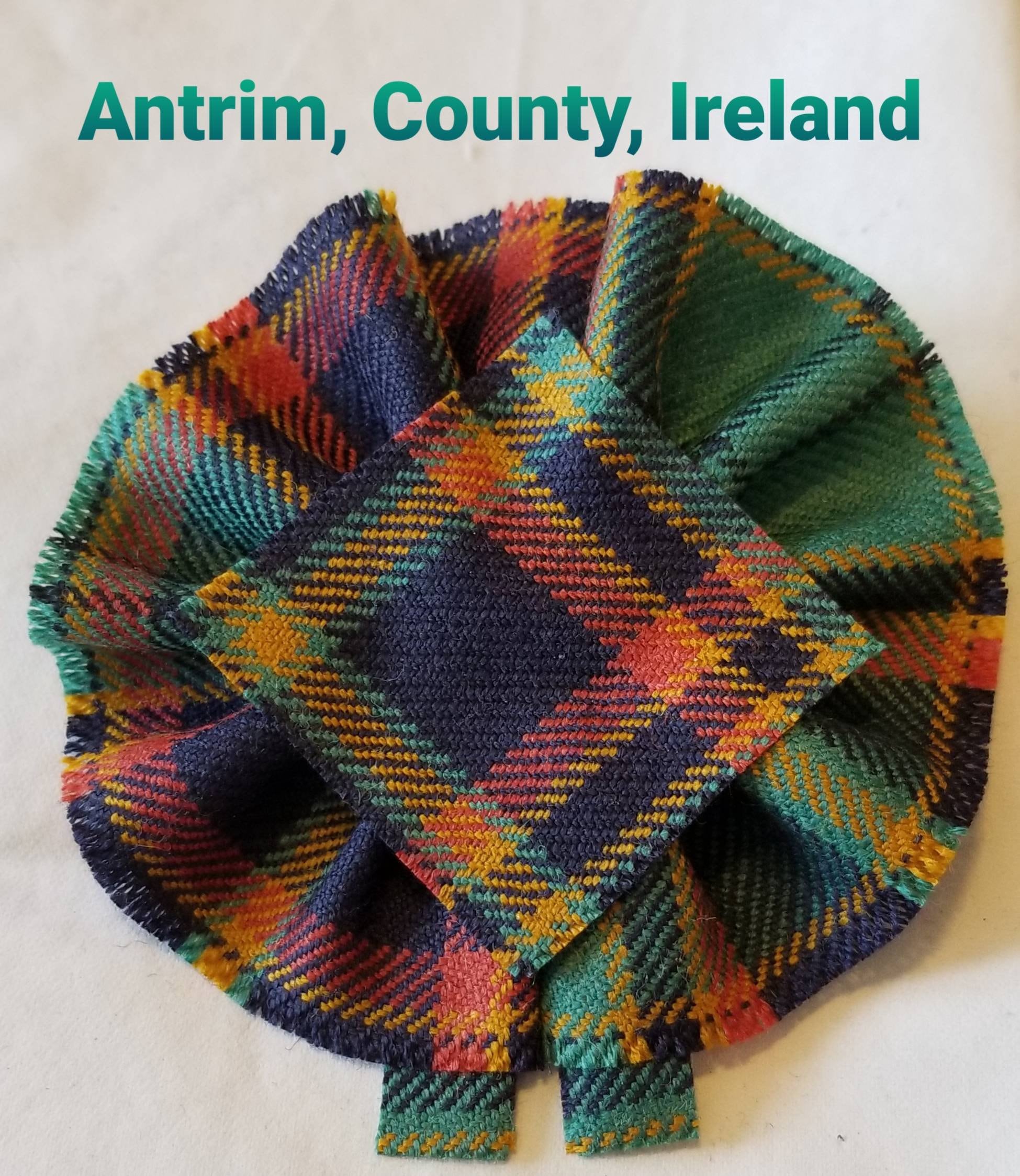 Antrim County Ireland Tartan Scottish Blossom Wool Tartan - Etsy