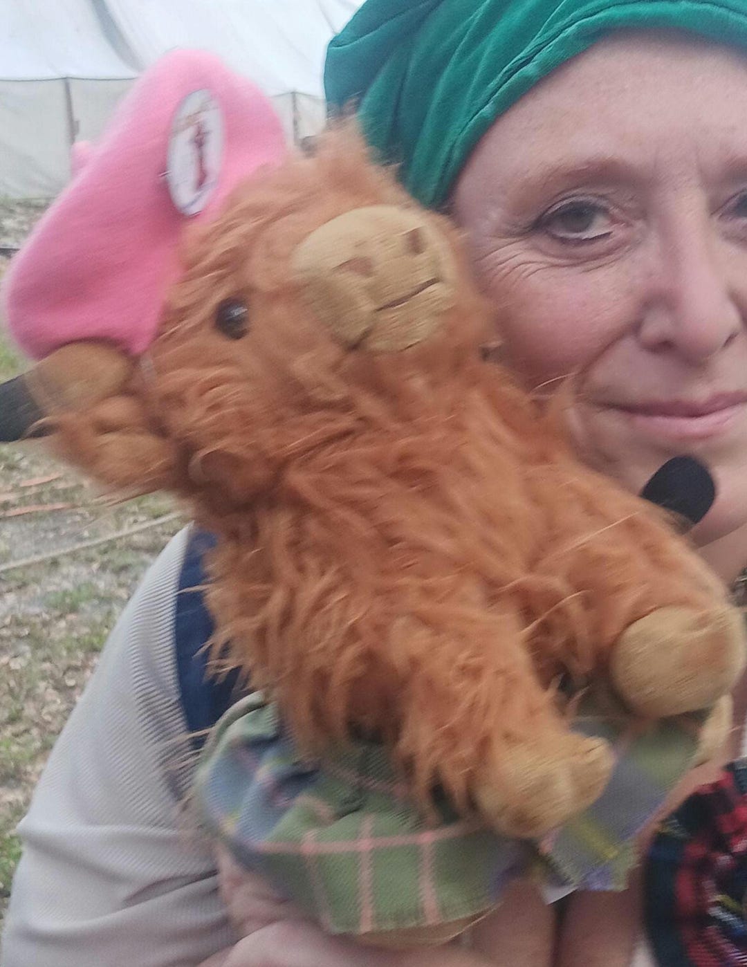 Cuddly Highland Cow in a Kilt, "heiland Coo" Plushy, Stuffed Animal ...