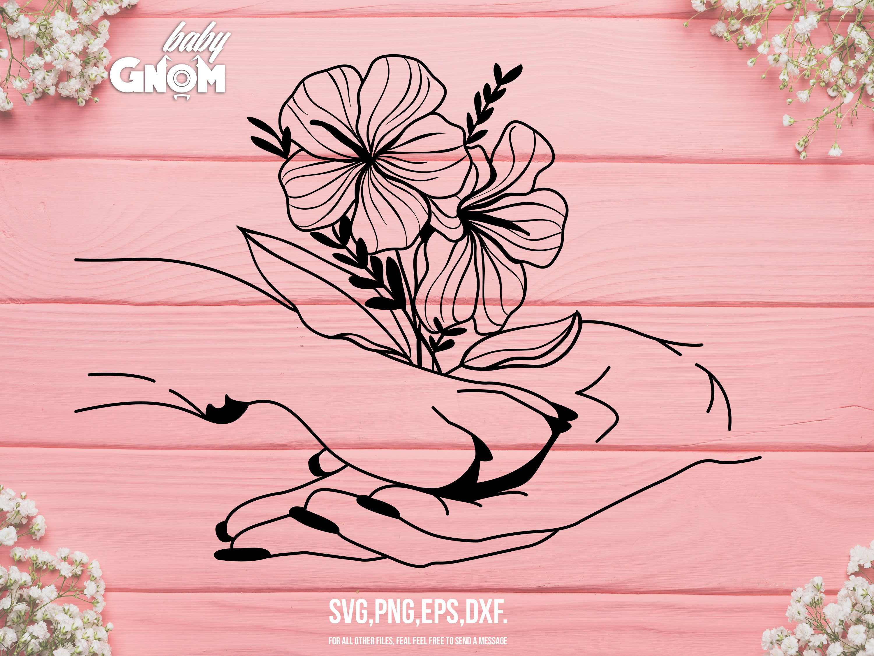 Dog Paw Floral SVG Floral Paw Svg Paw Print Svg - Etsy