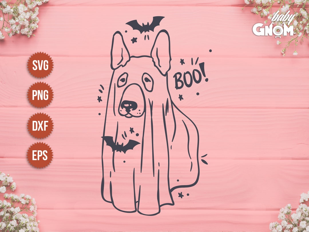 Ghost Dog SVG, Halloween Dog Svg, Animal Ghost Svg, Boo Svg, Ghost Svg ...