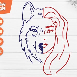 Wolf Girl SVG, Wolf Woman SVG, Just a Girl Who Loves Wolves Svg, Wolf ...