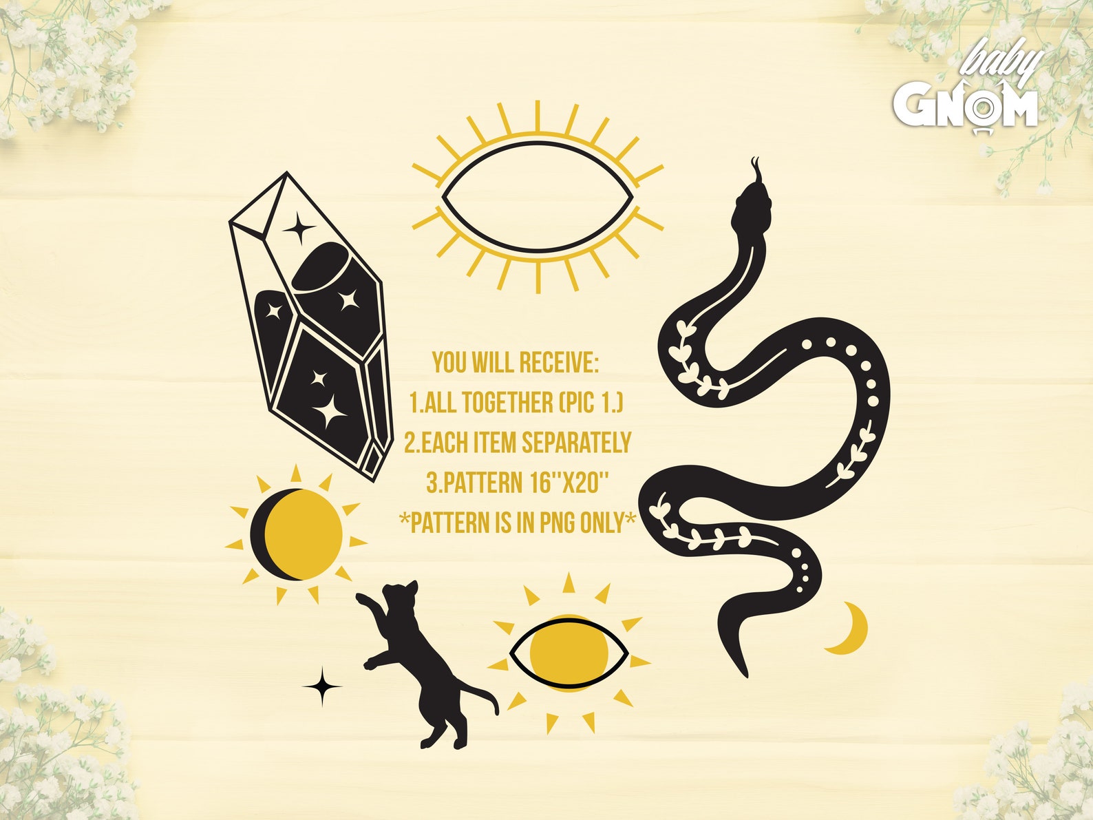 ESOTERIC Bundle SVG Crystals Svg Magic Svg Witch Svg - Etsy