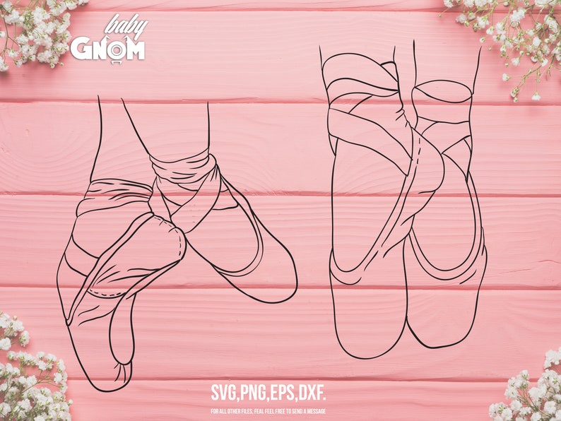 BALLERINA SVG Bundle, Ballet Svg, Ballerina Shoes Svg, Ballerina ...