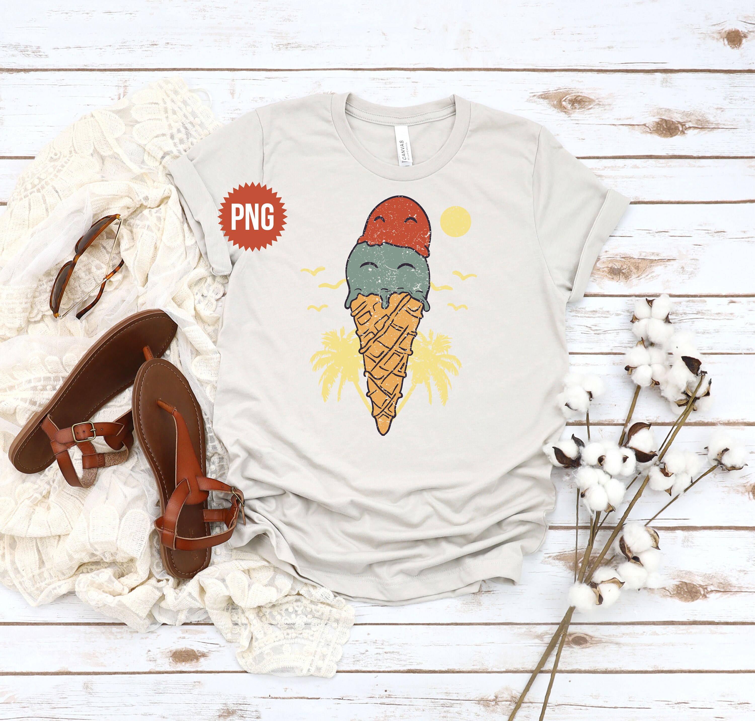Snow Cone Svg Summer Vibes Svg Retro Ice Cream Svgsummer - Etsy