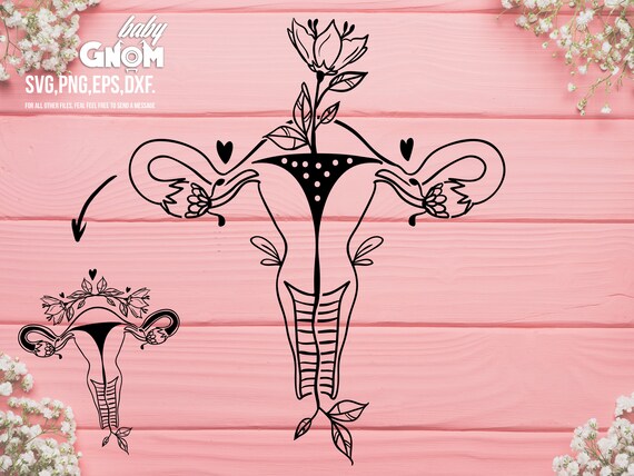 Floral Uterus SVG Bundle Uterus With Flowers Flower Uterus - Etsy Finland