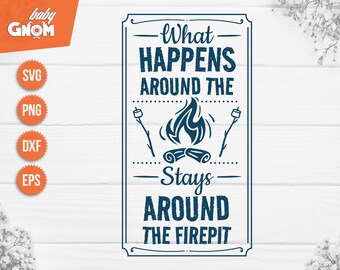 Fire Pit Rules Svg - Etsy