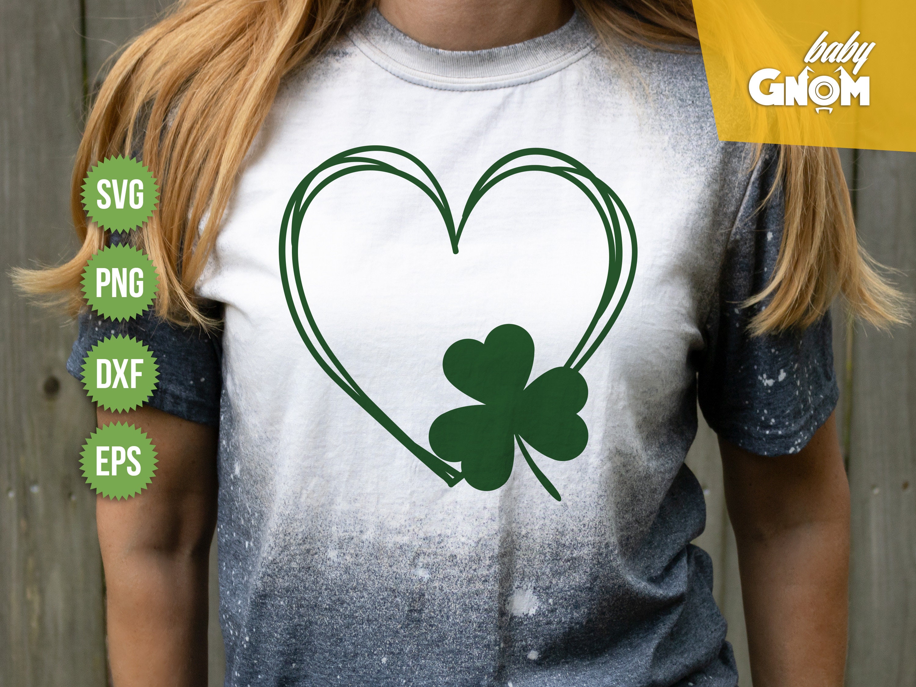 Saint Patricks Day Heart SVG Shamrock Svg St. Patrick's | Etsy