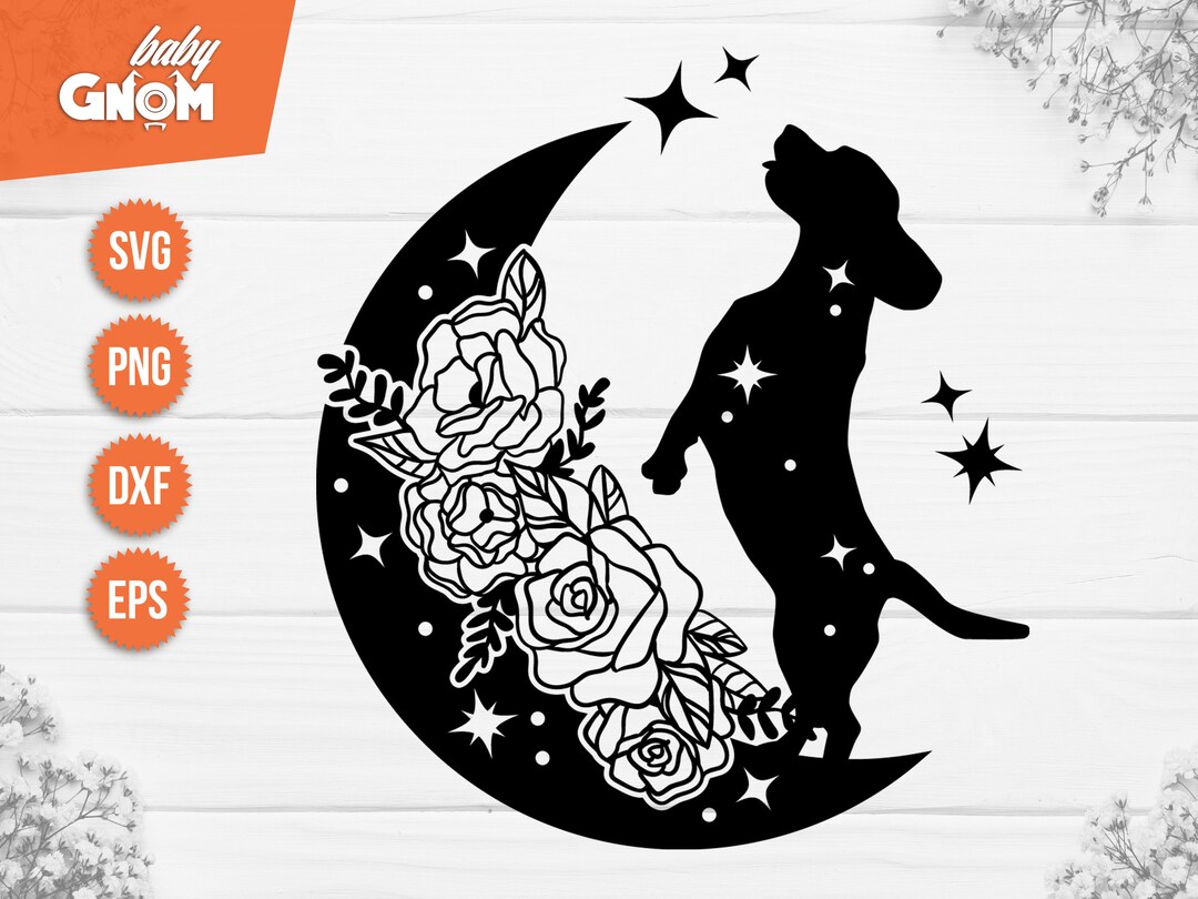 Beagle Dancing on the Moon SVG, Beagle Svg, Moon Svg, Doggo Svg, Beagle ...