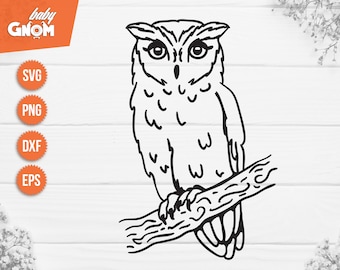 Cute Baby Owl SVG. Owl PNG. Owl DXF. Cricut Cut Files Layered - Etsy