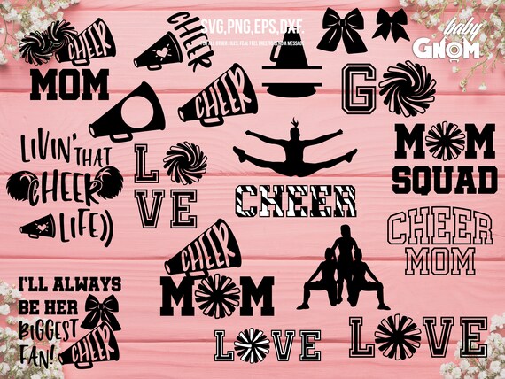 Cheer SVG Bundle Cheer Svg Cheerleading Svg Cheerleader - Etsy
