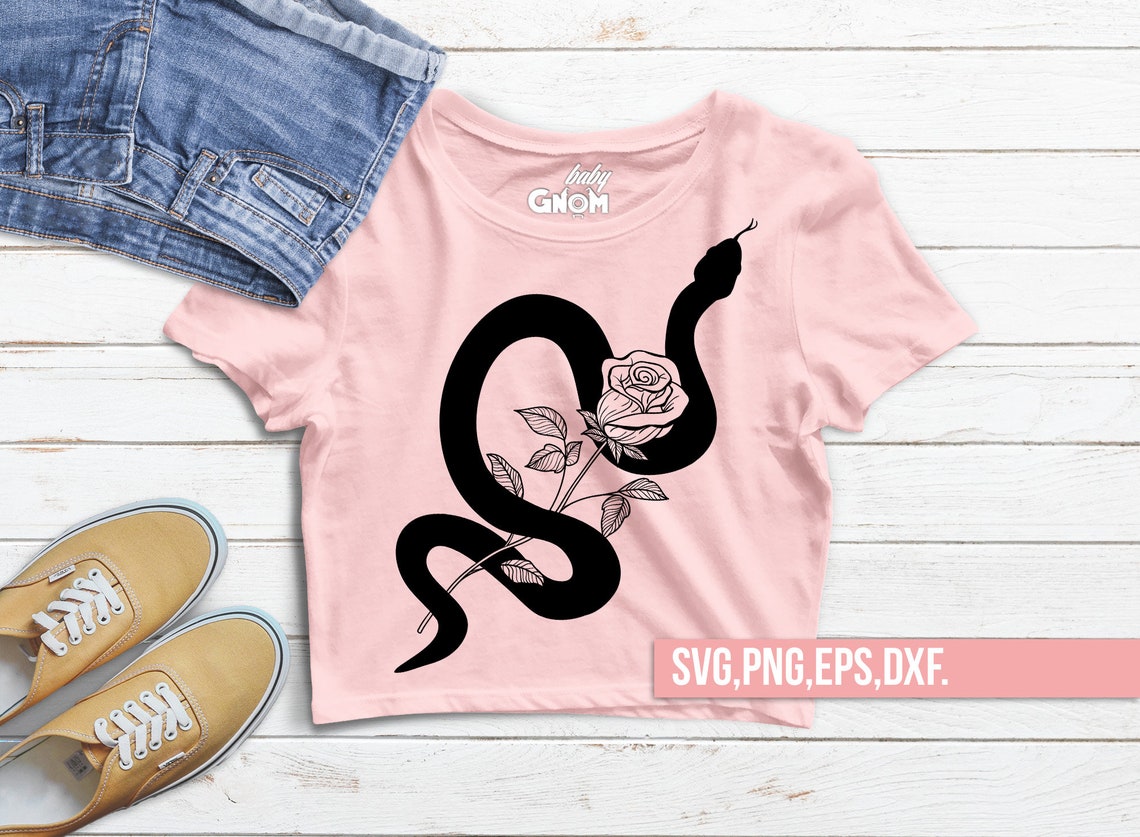 Floral Snake Svg Reptile Svg Floral Snake Cut File Serpent - Etsy