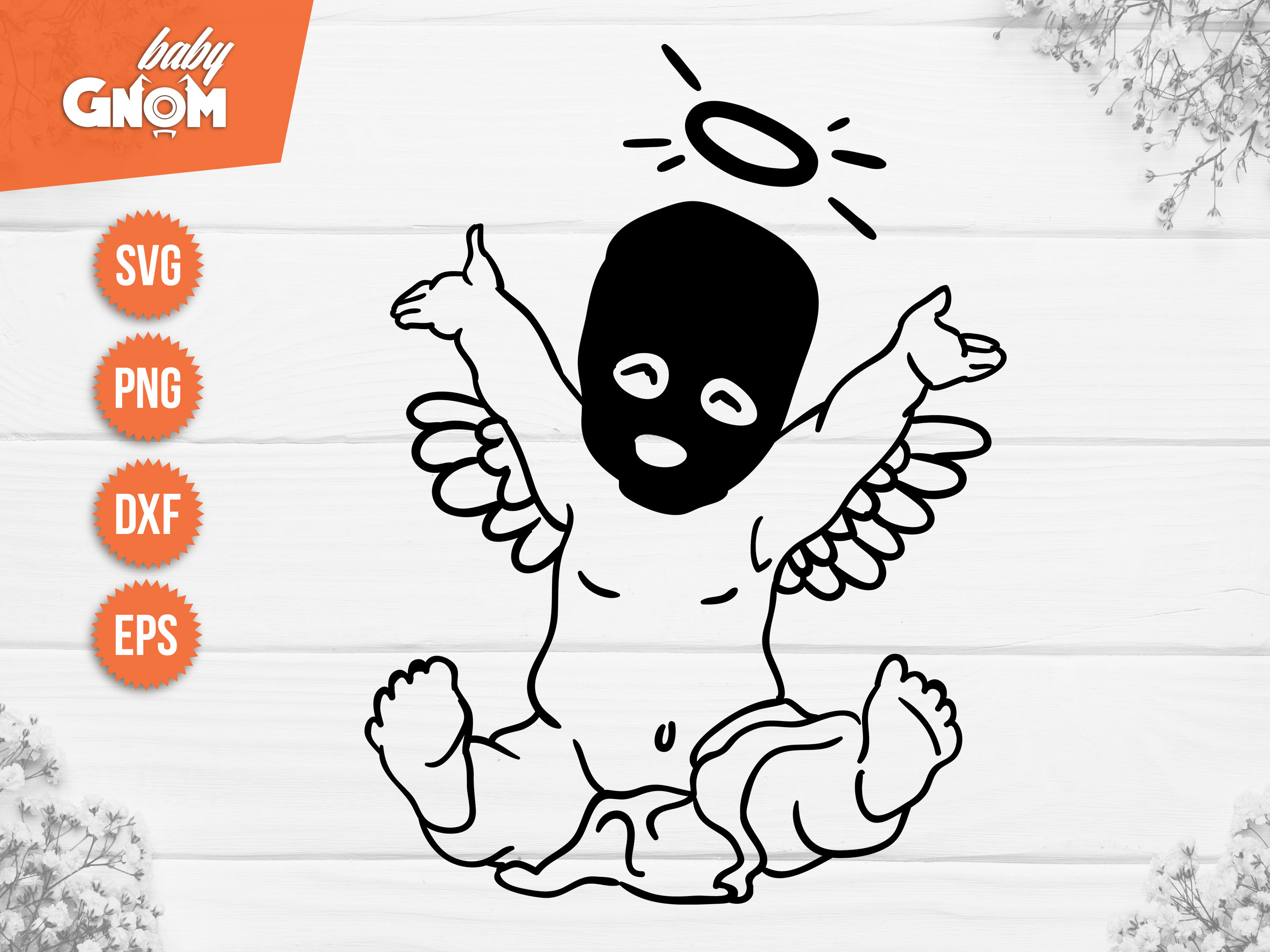 Angel in Mask Svg - Etsy Norway