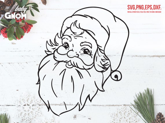Santa Claus SVG Cute Santa Claus Svg Santa Svg Santa Claus | Etsy