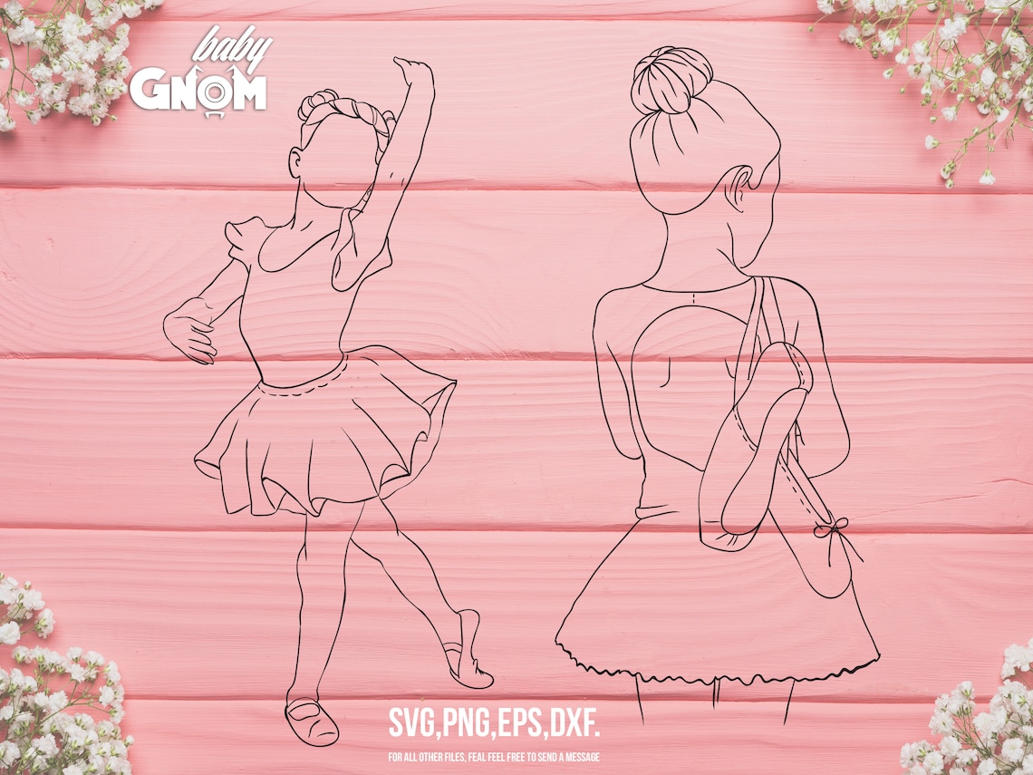 BALLERINA SVG Bundle, Ballet Svg, Ballerina Shoes Svg, Ballerina ...