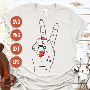 Hand Peace Sign SVG, Peace Svg, Love Svg, Wildflower Svg, Peace Sign ...