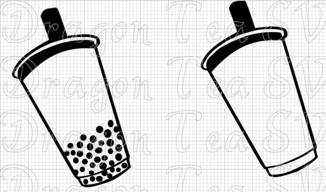 Boba Tea SVG Boba Cup Boba SVG Bubble Tea Bubble Tea SVG - Etsy