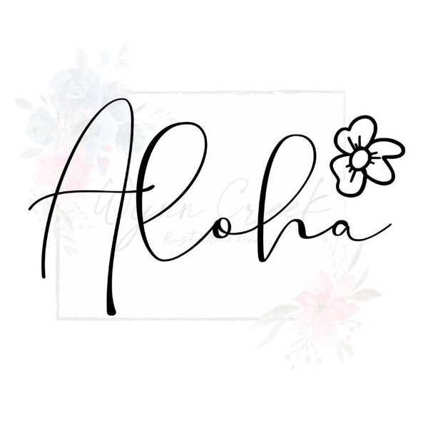 Stitch Aloha Svg - Etsy