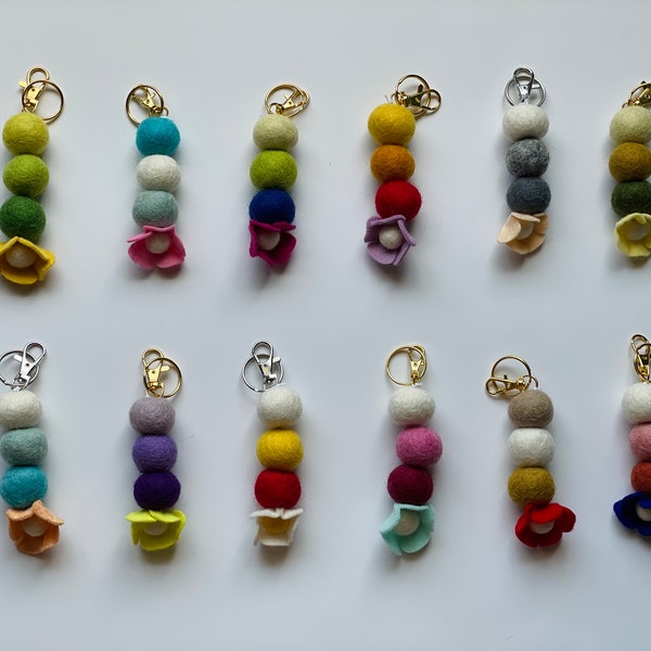 Felt Keychain - Etsy
