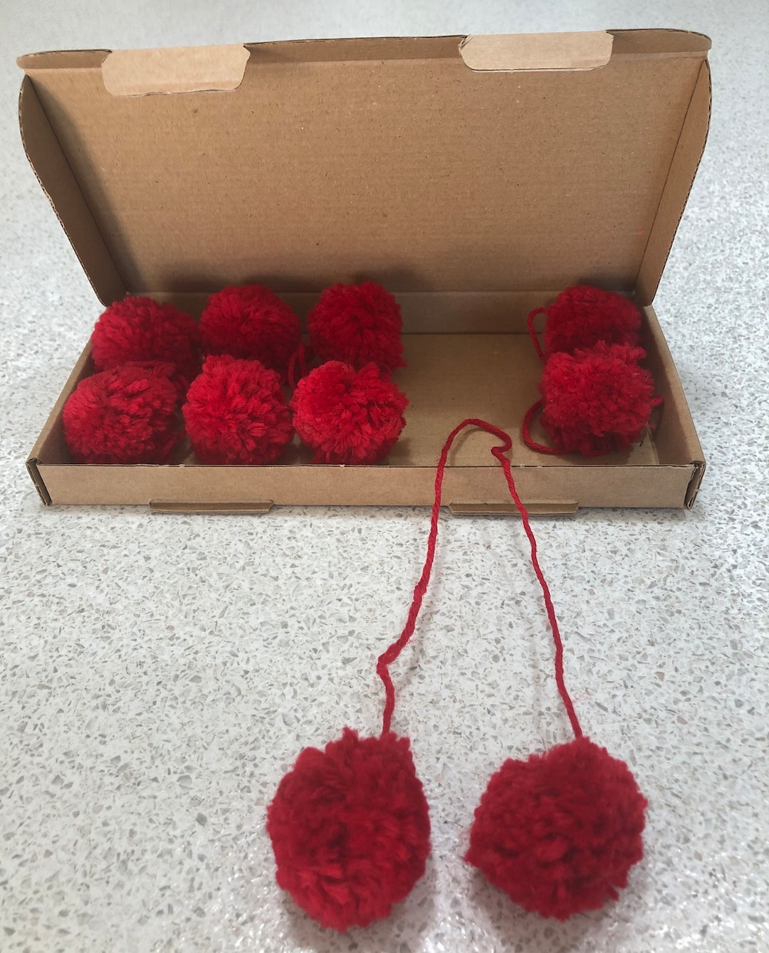 Pom Poms 4cm Diameter Ideal for Gift, Presents, Decoration. Christmas ...