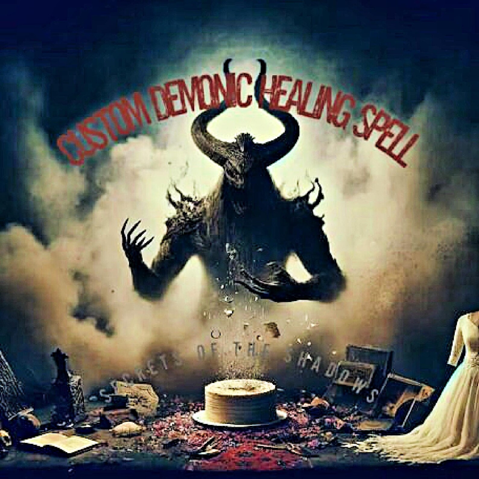 Custom Demonic Healing Spell for E.S. - Etsy