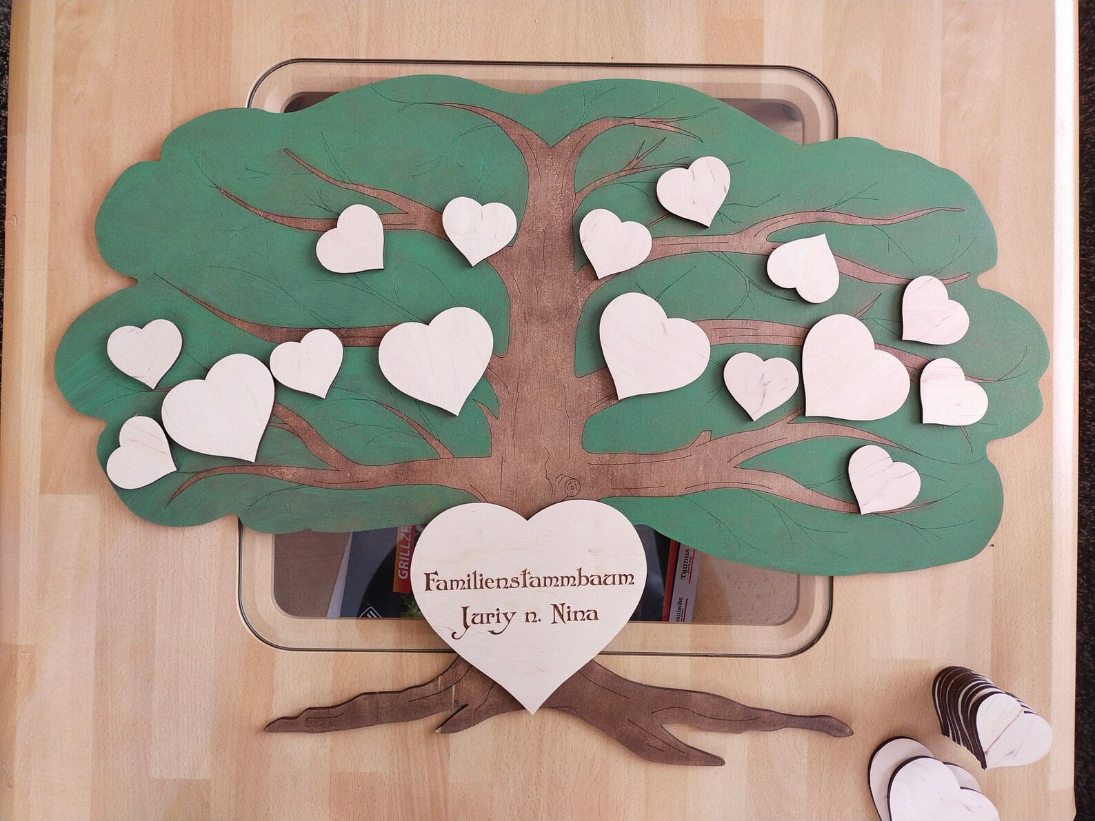 Family Tree Grandkids Name Sign, Family Tree With Names, Grandkids ...