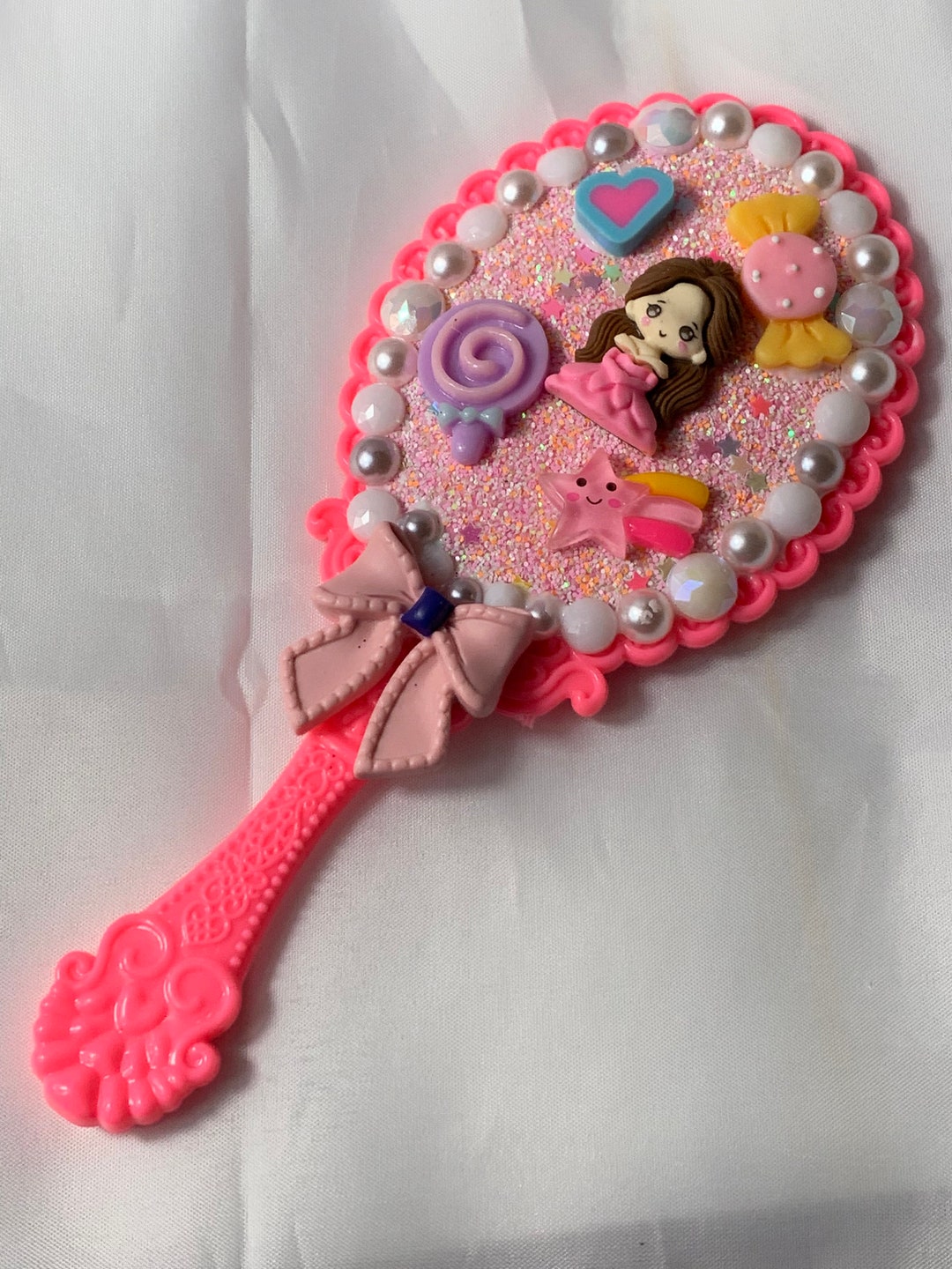 Small Pink Princess Mirror - Etsy